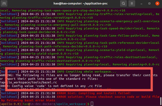 buildtool build -p core 报错指南_Apollo开发者社区
