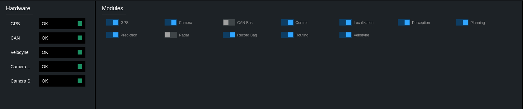 Dreamview功能介绍_Apollo开发者社区